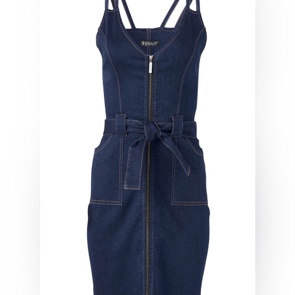VENUS | Dresses | Venus 8 Women Dress Trendy Lowcut That Zip At The ...
